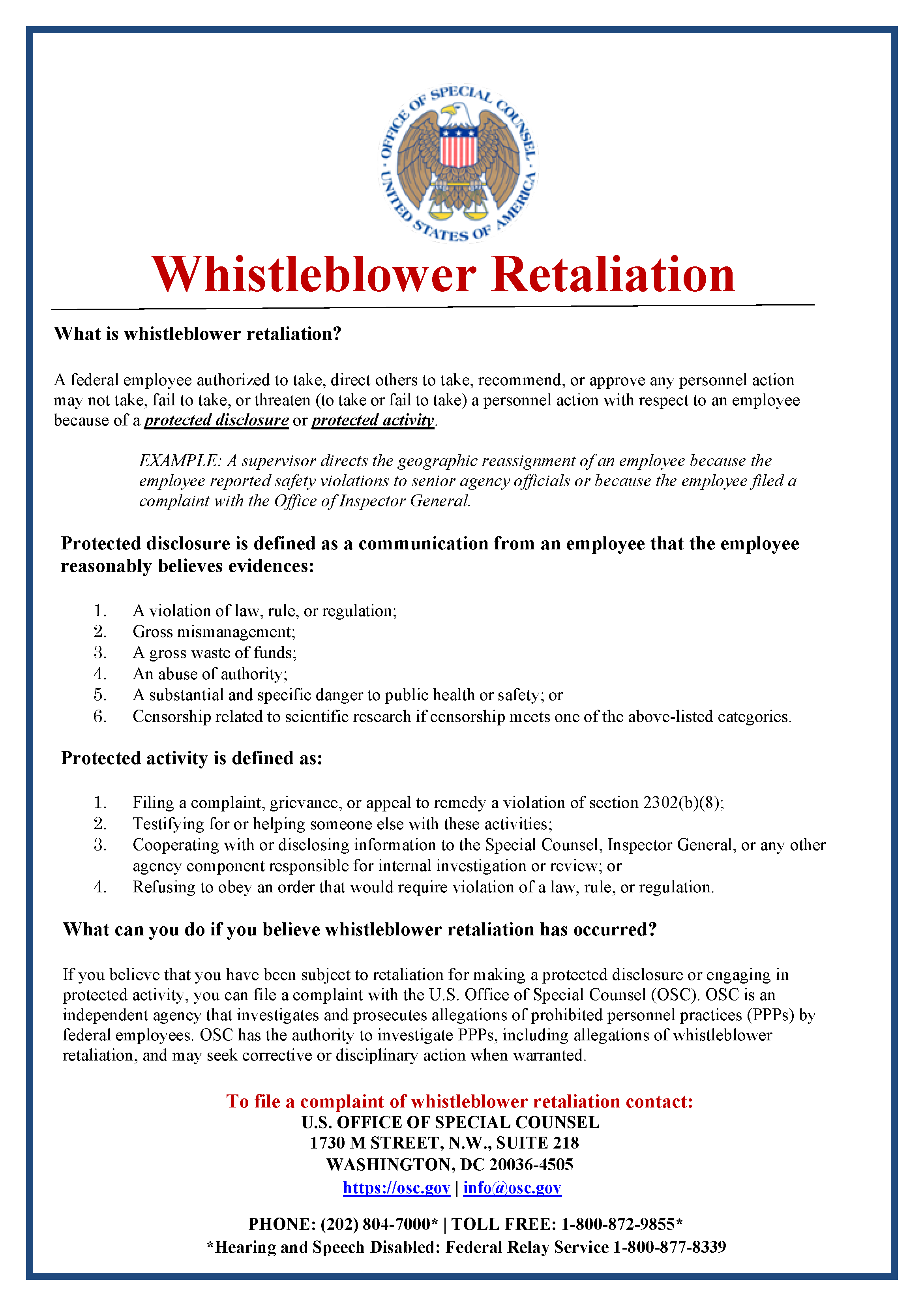 Whistleblower Protection - NASA OIG